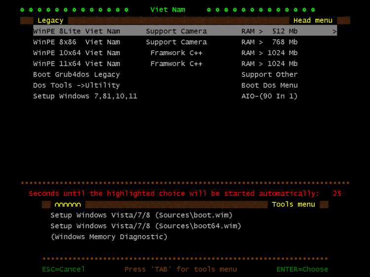 NASIBOOT WinPE English